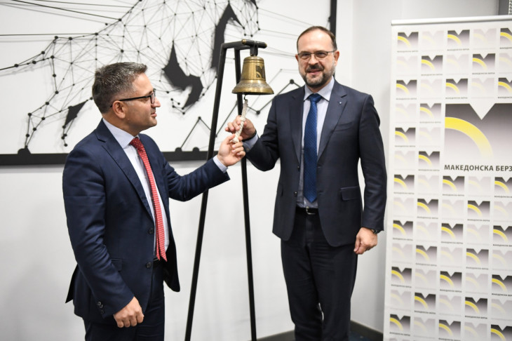 Besimi and Shteriev mark beginning of Stock Exchange trade with popular ...