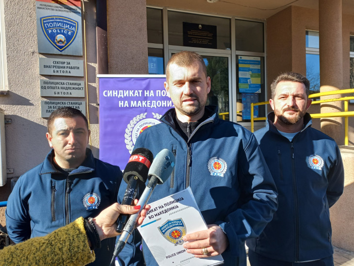 Синдикат на Полиција во Македонија поднесе кривични пријави за кривично дело „Неизвршување на