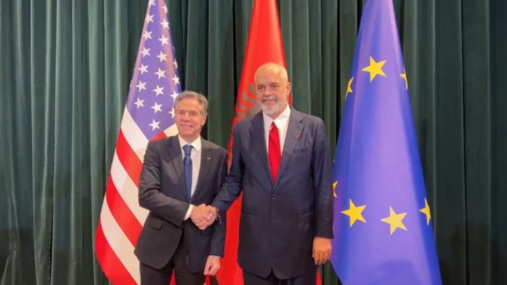 Rama: Falënderim i veçantë për vizitën e Blinkenit sepse po ndodh në ...