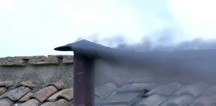 No new pope yet as black smoke rises from Sistine Chapel chimney