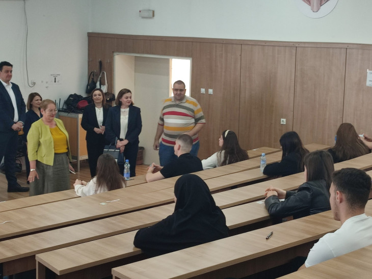 High school graduates take native language and literature examination