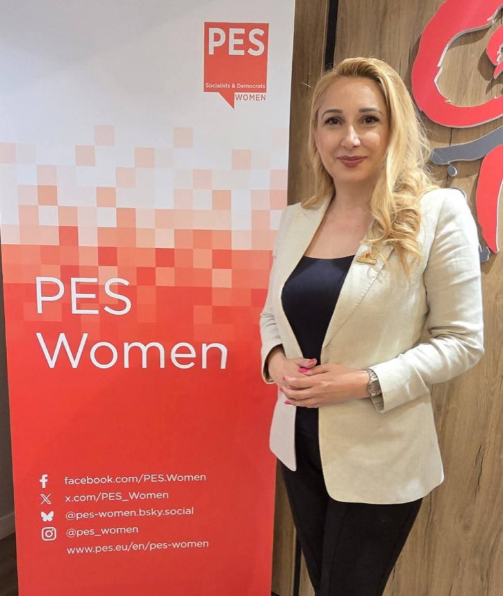 Колева од Форум на жени на СДСМ на настан на Форум на жени на Партијата на европските