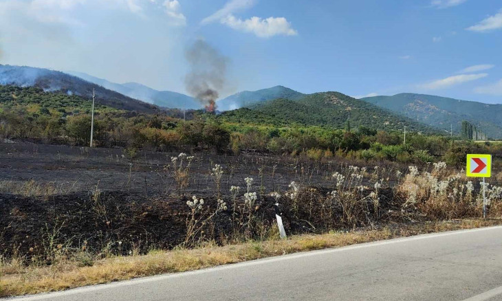 Angov: Situation with fire burning in Nikolikj alarming, aerial ...