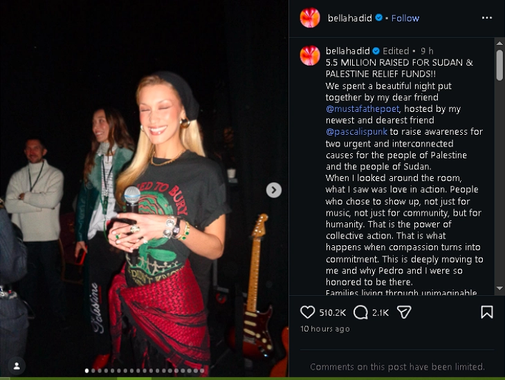 Bella Hadid, Pedro Paskal dhe personalitete të tjera të famshme tubuan ...